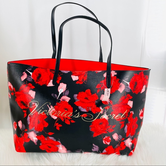 Victoria's Secret | Bags | Victorias Secret Limited Edition Large Red ...